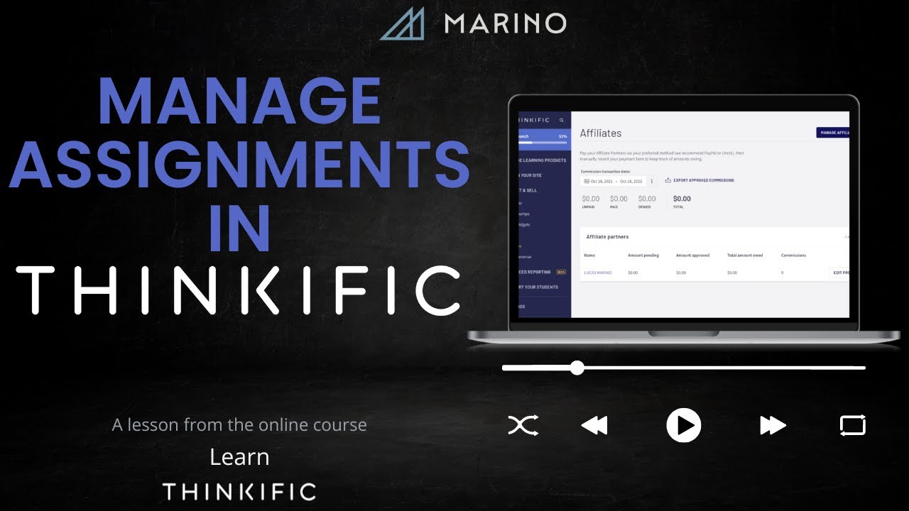 Manage Assignments in Thinkific