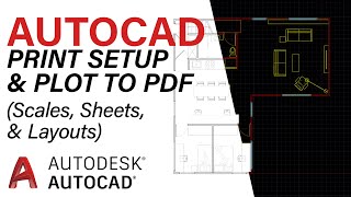 How To Plot to PDF Like a PRO - AUTOCAD TUTORIAL 2024