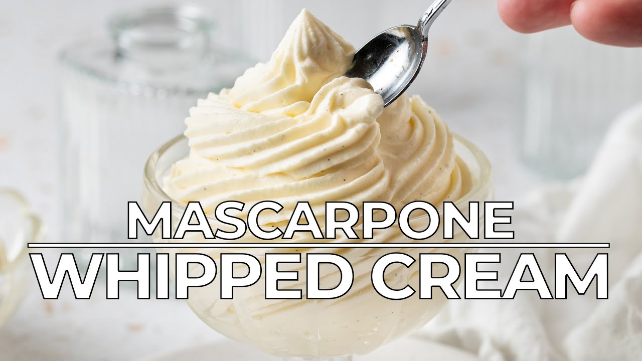 Stabilised Mascarpone Whipped Cream