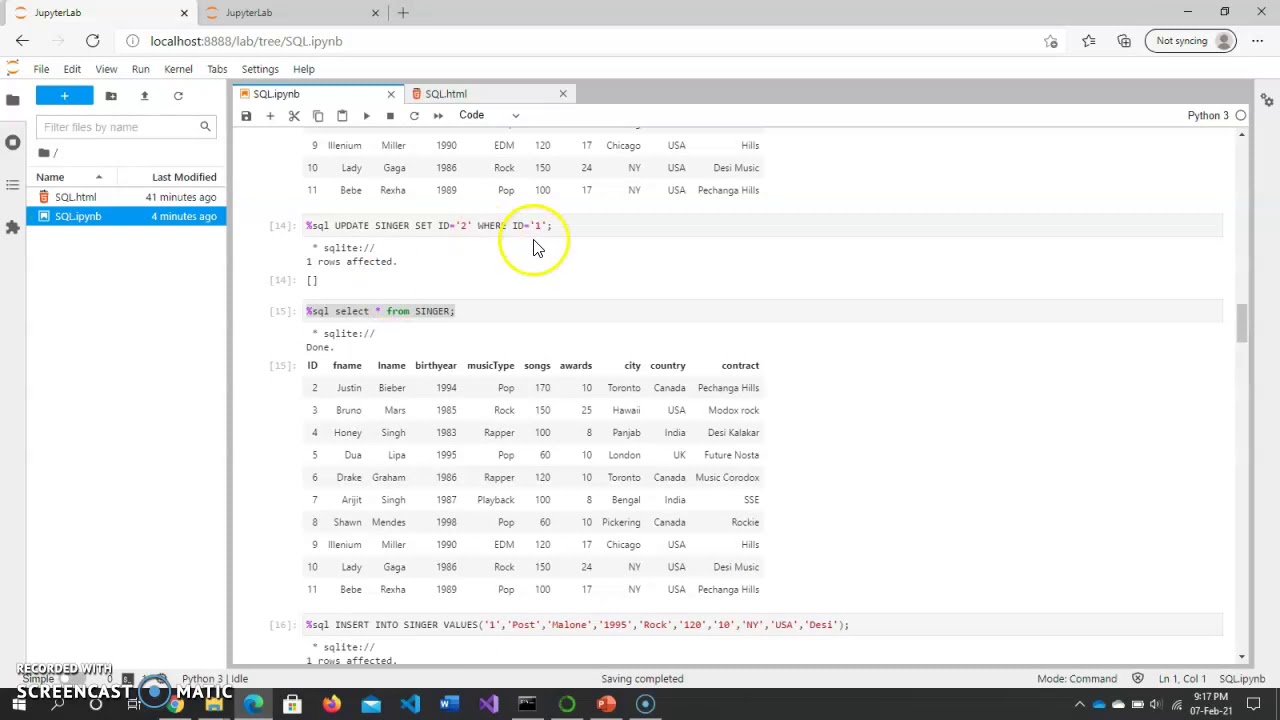 Lab 2: Data Warehousing with SQL