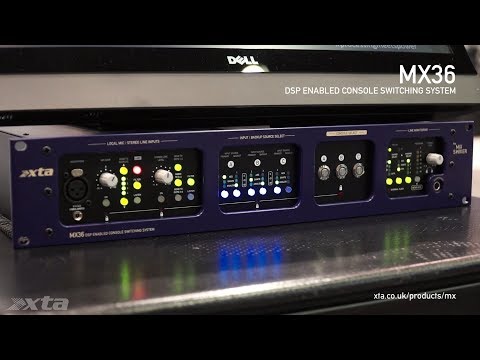 XTA MX36 - DSP Enabled Console Switching System | Reverb