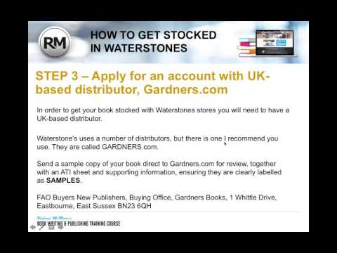 HOW TO GET A BOOK STOCKED IN WATERSTONES