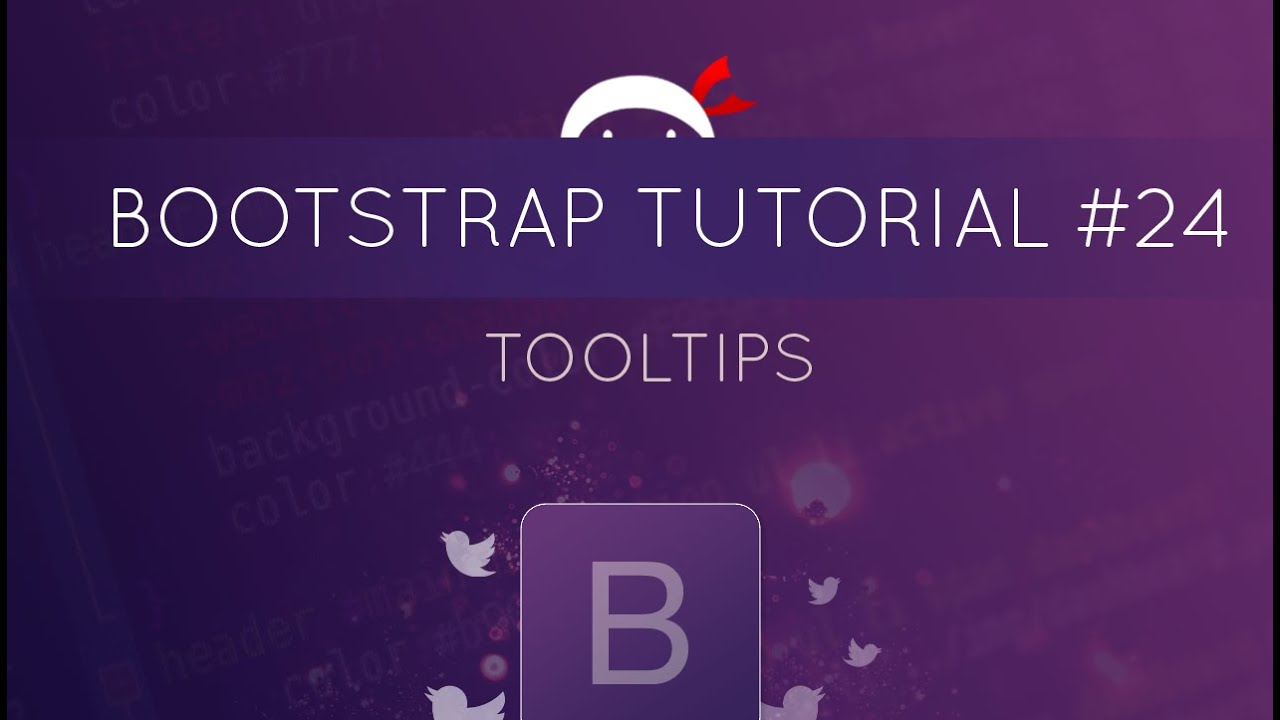 Bootstrap Tutorial #24 - Tooltips