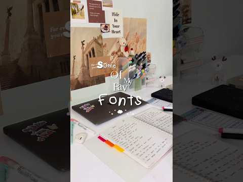 Recent favourite fonts 🍓#aestheticfonts #dafont