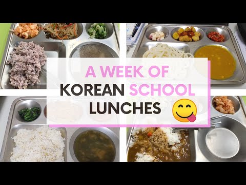 KOREAN SCHOOL LUNCH | 1 week of what I ate at a Korean Private school π°π·