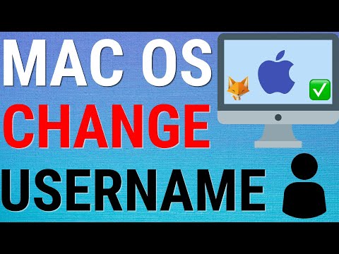 How To Change Your Username On Mac