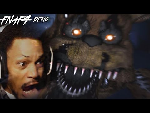 FREDDY JUMPSCARE... OF DEATH | Five Nights At Freddy's 4 (Demo) Gameplay - Night 1 Complete