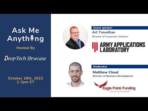 "Ask Me Anything" featuring Art Trevethan, Army Applications Laboratory