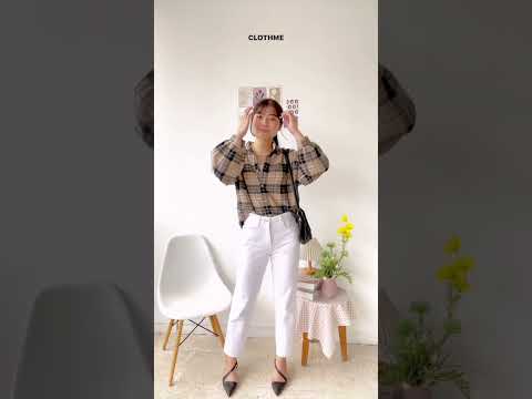 Sefruit tips for you to style your plaid flannel shirt 😉✨On frame : Morgan Flannel Shirt✨#ootd