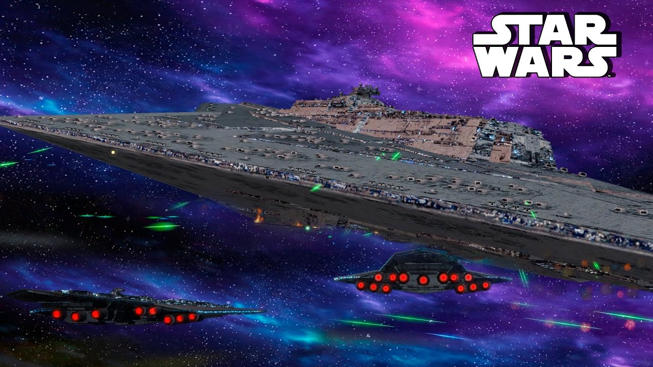 Super Star Destroyer Assertor vs 2 Executor -- Star Wars