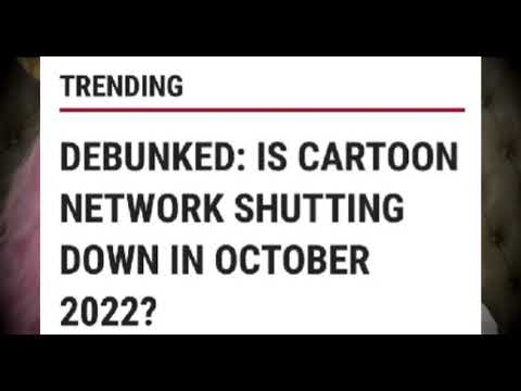 My Reaction to Cartoon Network Shutting Down in October 2022.