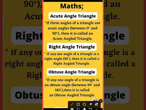 #tnpsc Geometry Acute Angle | Right Angle | Obtuse Angle Triangle | In Tamil | Nammaoorugoogle