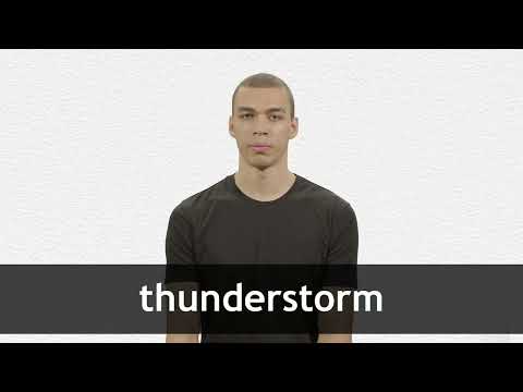 THUNDERSTORM 释义 | 柯林斯英语词典