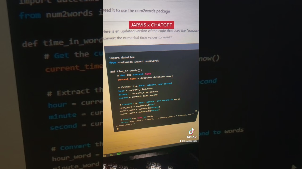Using #ChatGPT to build JARVIS #programming #jarvis #marvel