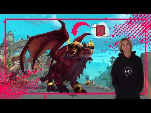 HOW TO GET THE GROTTO NETHERWING DRAKE BLACK SCALES PATTERN COSMETIC | WORLD OF WARCRAFT 🎮🎮🎮