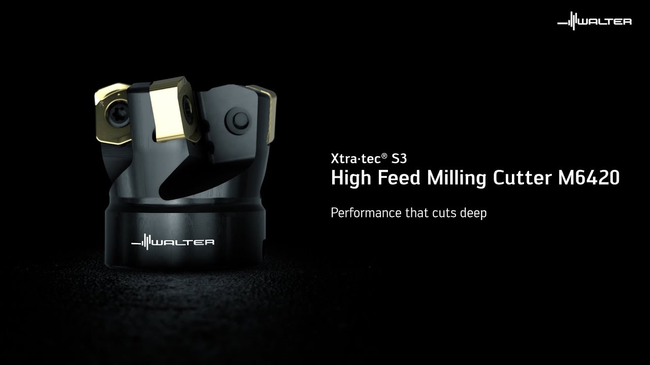 S3 High‑Feed Milling Cutter M6420: Stability. Supply. Strength.