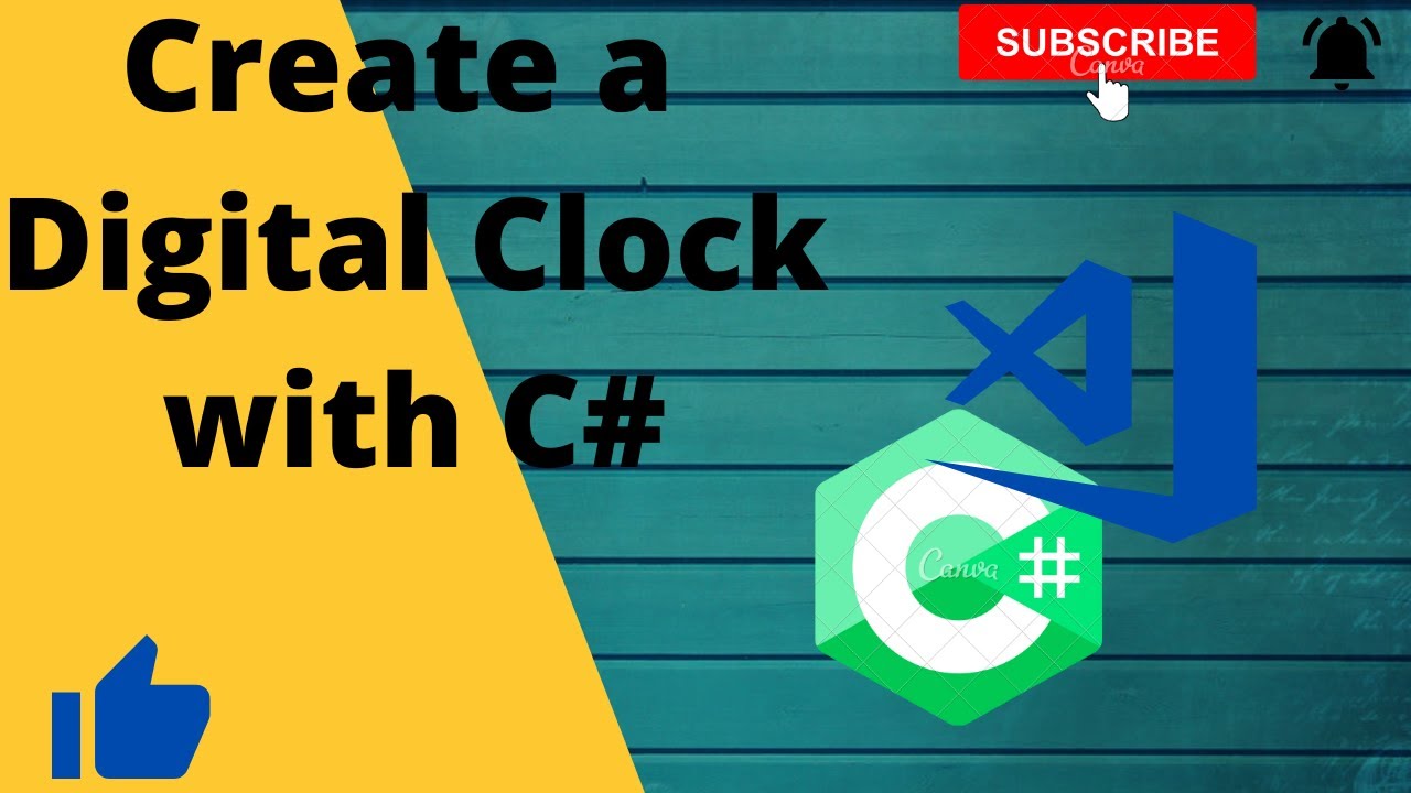 How to create Digital Clock with C#