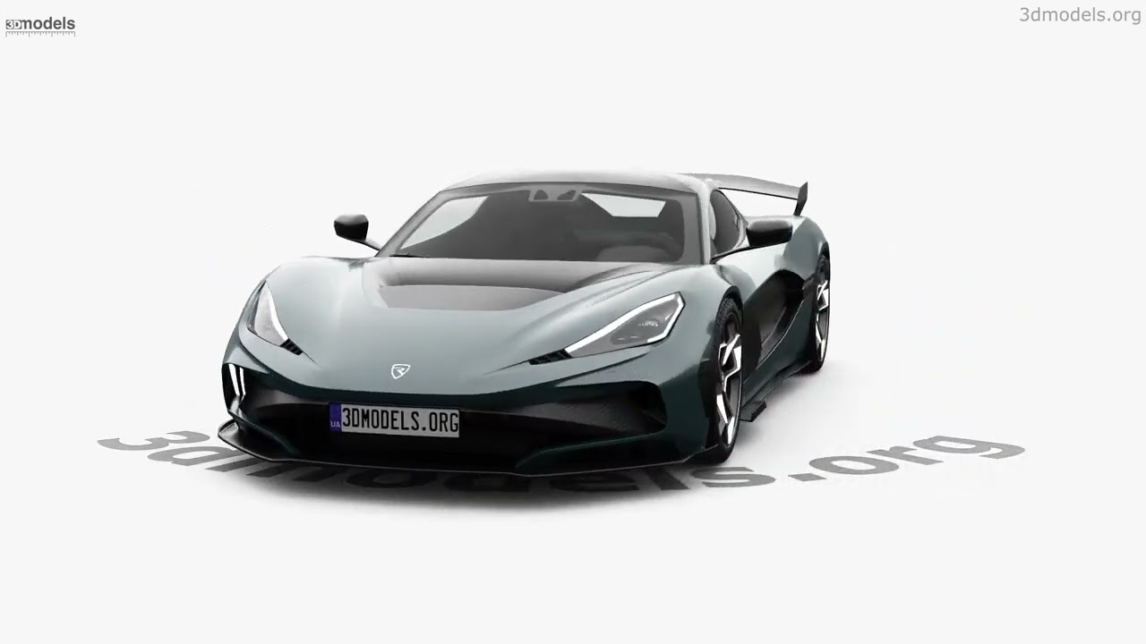 Rimac Nevera R 2025 3D model by 3DModels.org