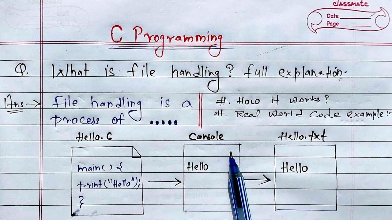 C File Handling | What is FILE? Full Explanation | Learn Coding 