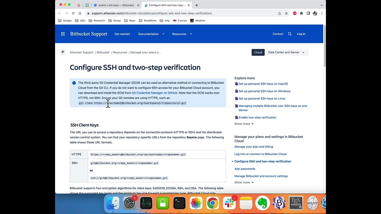 [NGA] Cloning a Bitbucket repository & setting up a public key