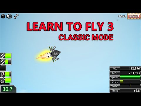 Learn To Fly 3 / Classic Mode - PC Walkthrough Free To Play