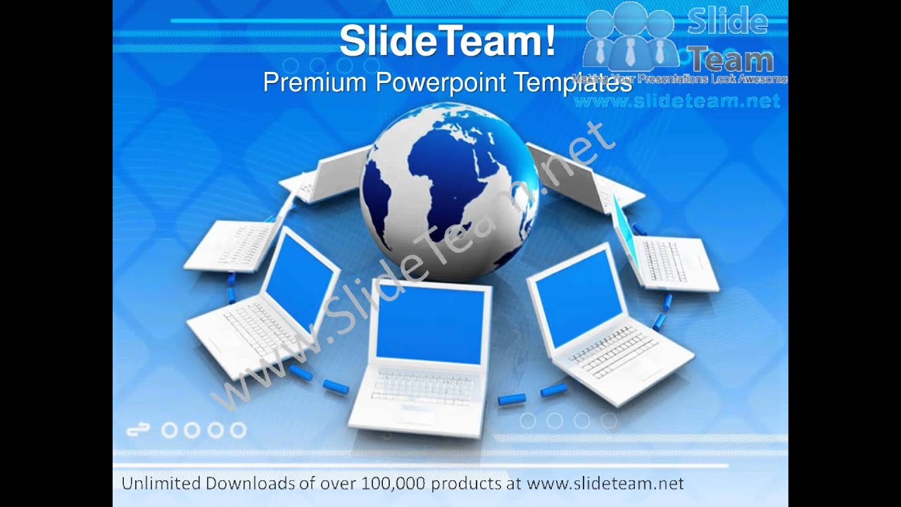 Network Concept Communication PowerPoint Templates ppt Themes 0812 Slides Backgrounds