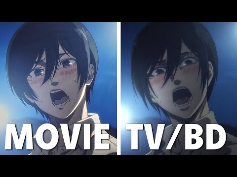 Attack on Titan : The Last Attack MOVIE VS TV COMPARISON | Attack on Titan : The Last Attack CHANGES