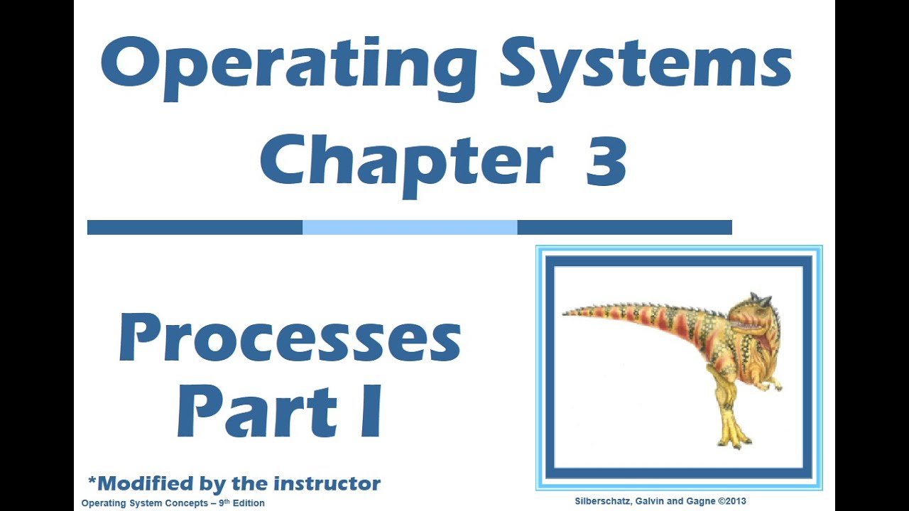 Operating Systems Chapter 3 - Processes: Part1