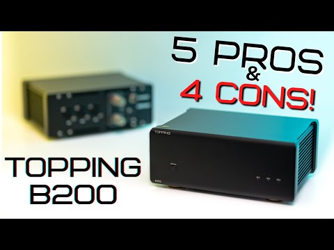 5 PROS & 4 CONS – Topping B200 Mono Amplifiers Review