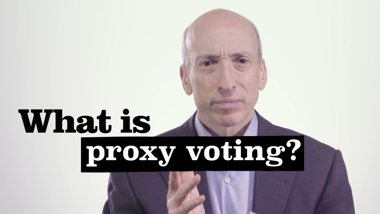 What is Proxy Voting? | Office Hours with Gary Gensler