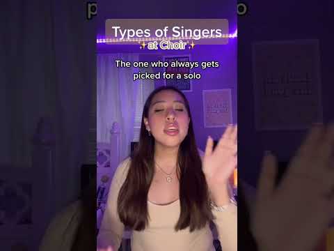 Types of Singers at CHOIR🎶✨