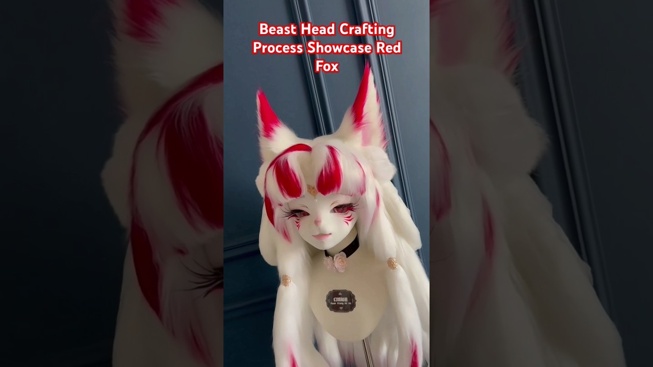 Beast Head Crafting Process Showcase Red Fox #tepukkartu    #tutorial #tutorials #filterchallenge