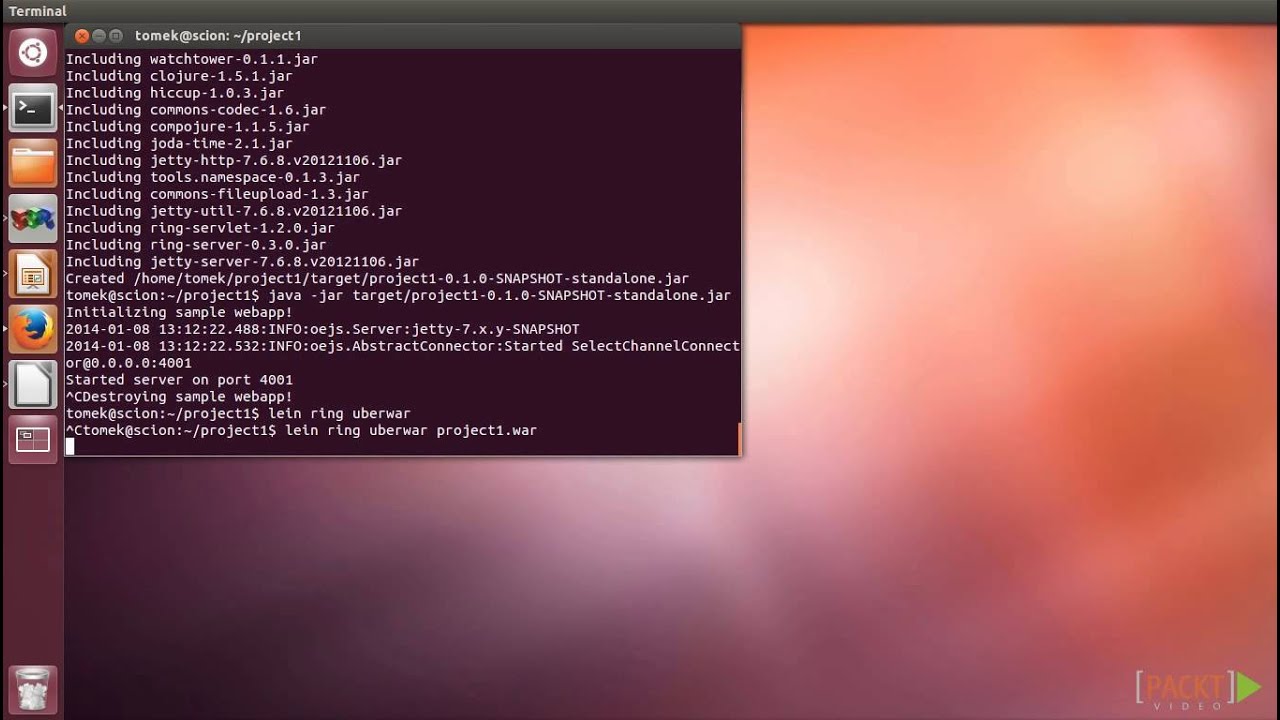 Building Web Applications with Clojure Tutorial: Building Web Application Packages | packtpub.com