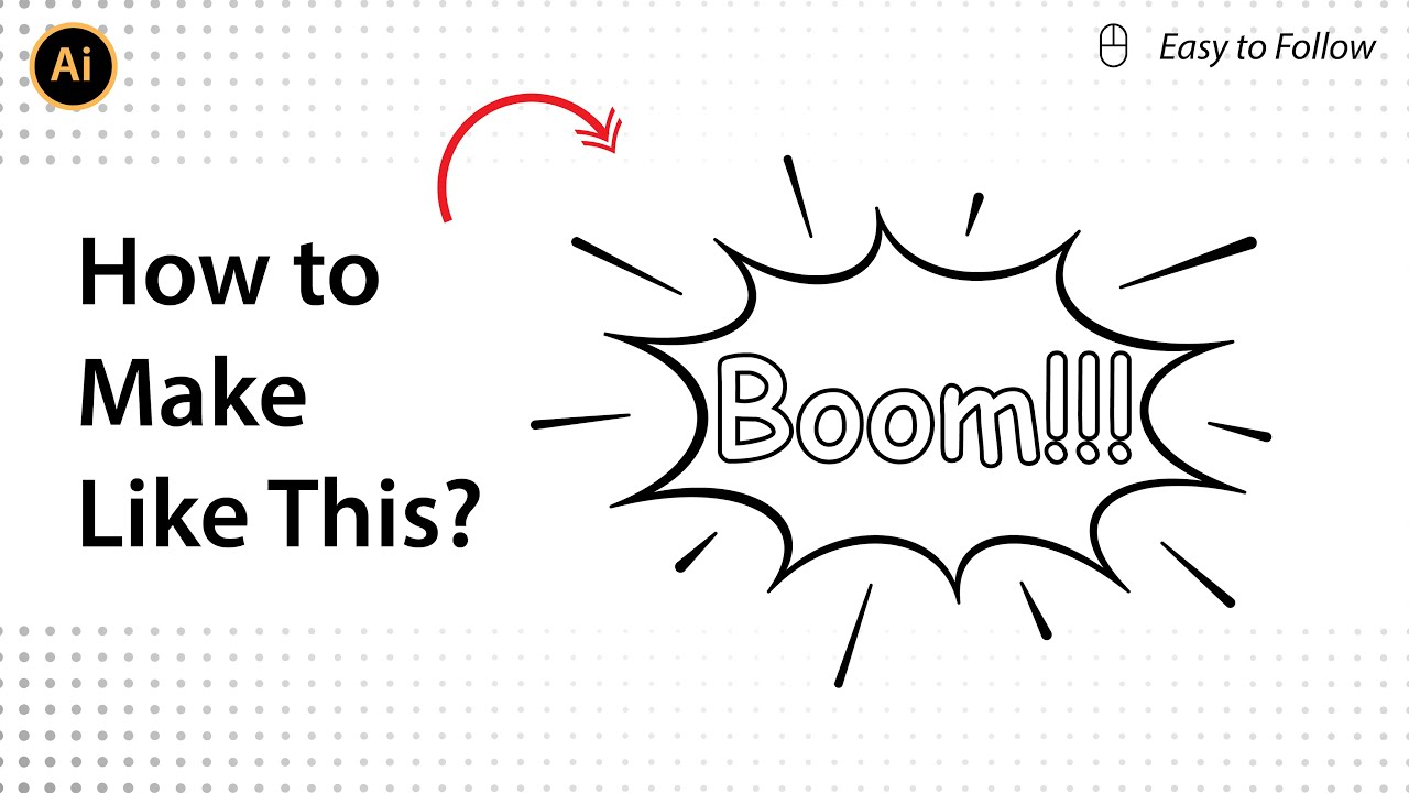 How to Make Easy Speech Bubble Comic Style in Adobe Illustrator