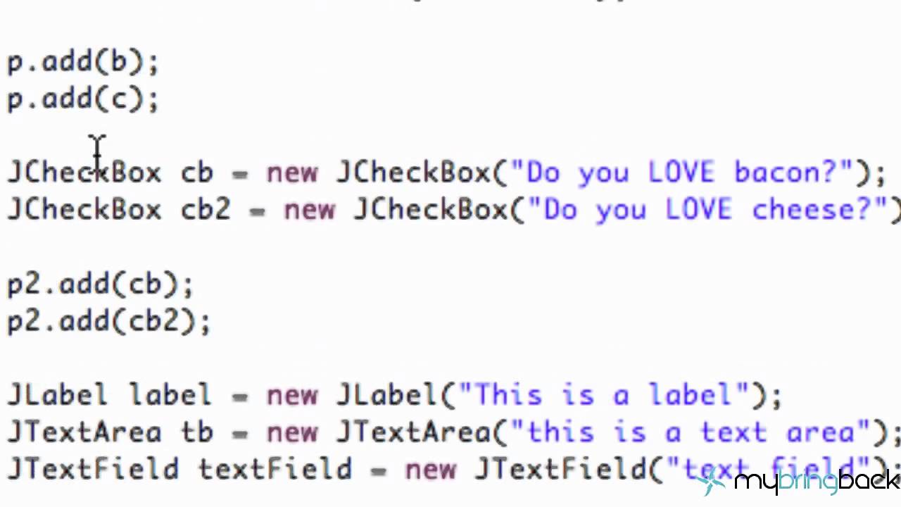 Learn Java Tutorial 1 33  GridBagLayout and GridBagConstraint