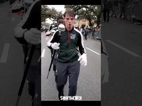 Justin “Vanilla Funk” Heideman @v4n1lla_funk #drummajor #drumline #marchingband
