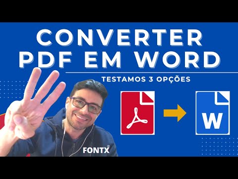 COMO CONVERTER PDF PARA WORD DE FORMA FÁCIL, GRÁTIS E SEM INSTALAR PROGRAMAS
