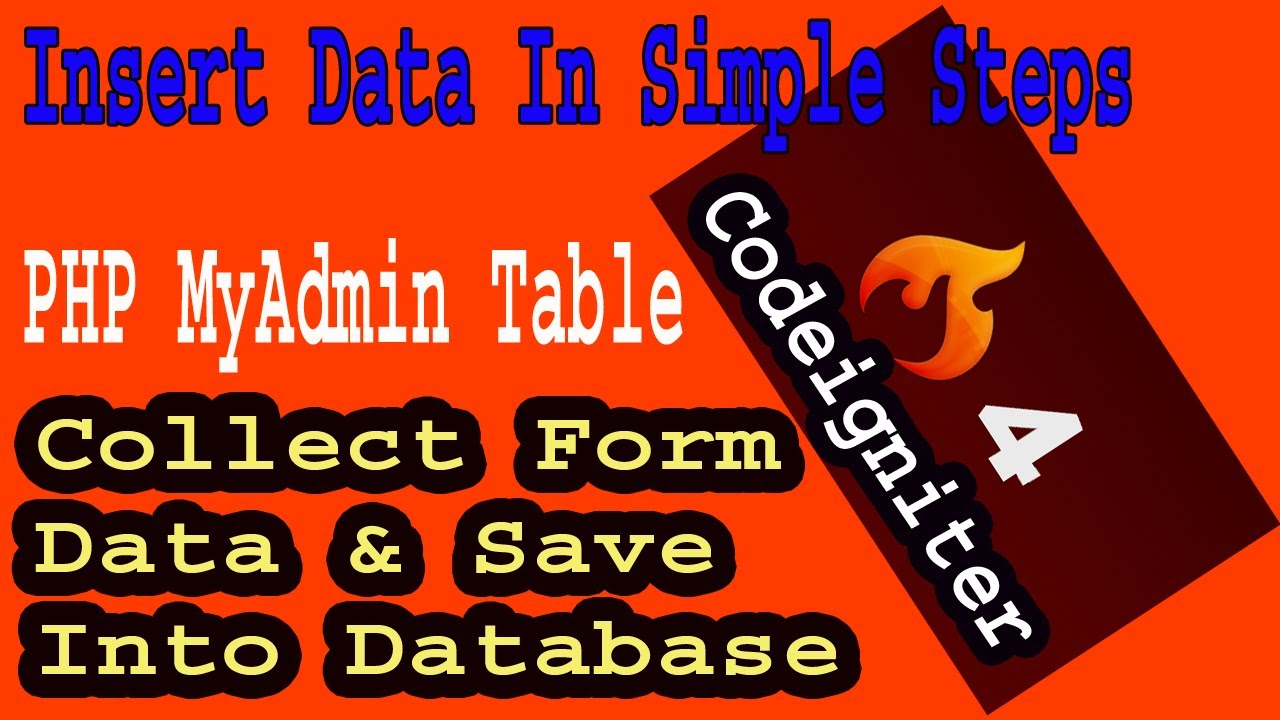 Codeigniter-4 Insert Data Part-08 | Added Records Into Database |