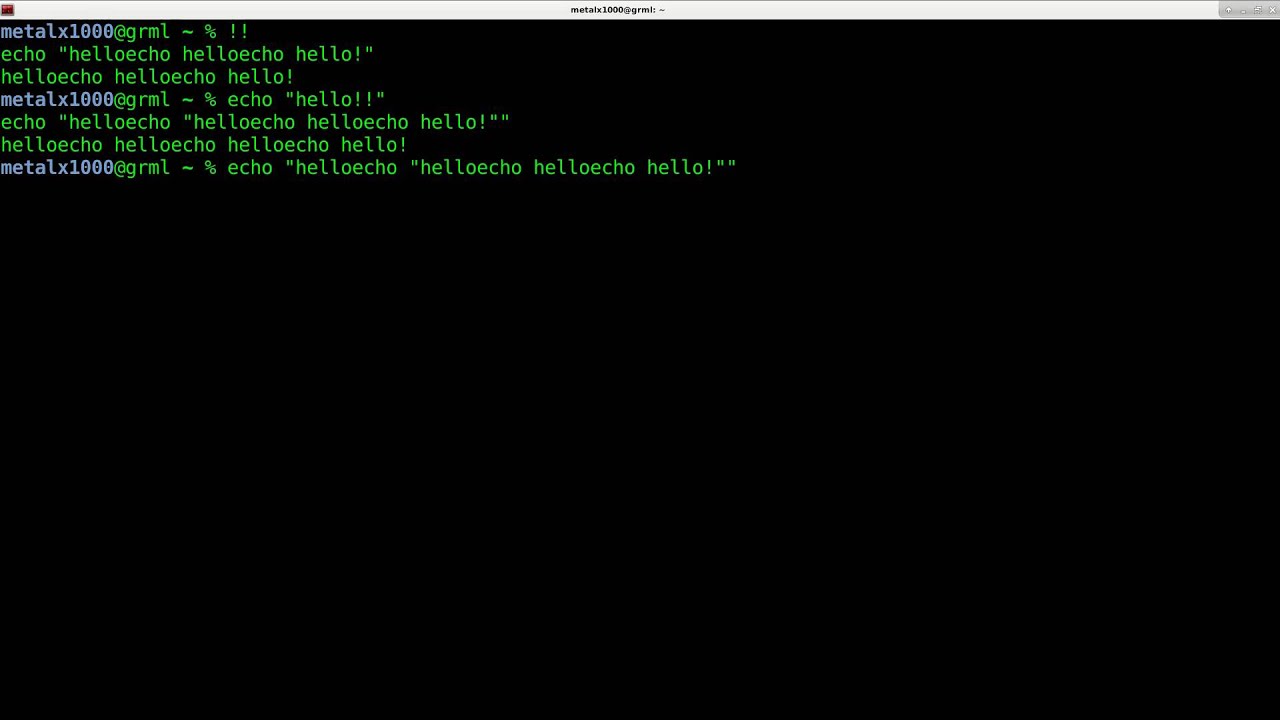 Linux Shell Script Tutorial the Echo Command