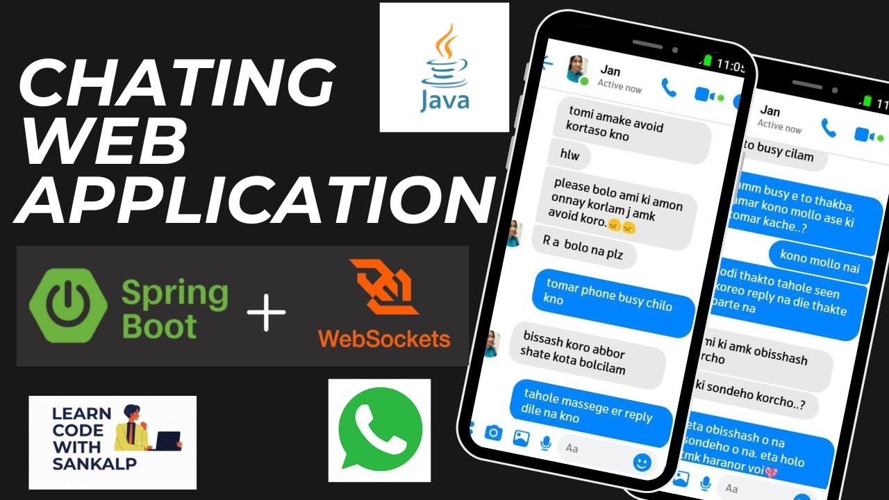 Spring Boot Websocket Chat Application Example | Learn Code With Sankalp