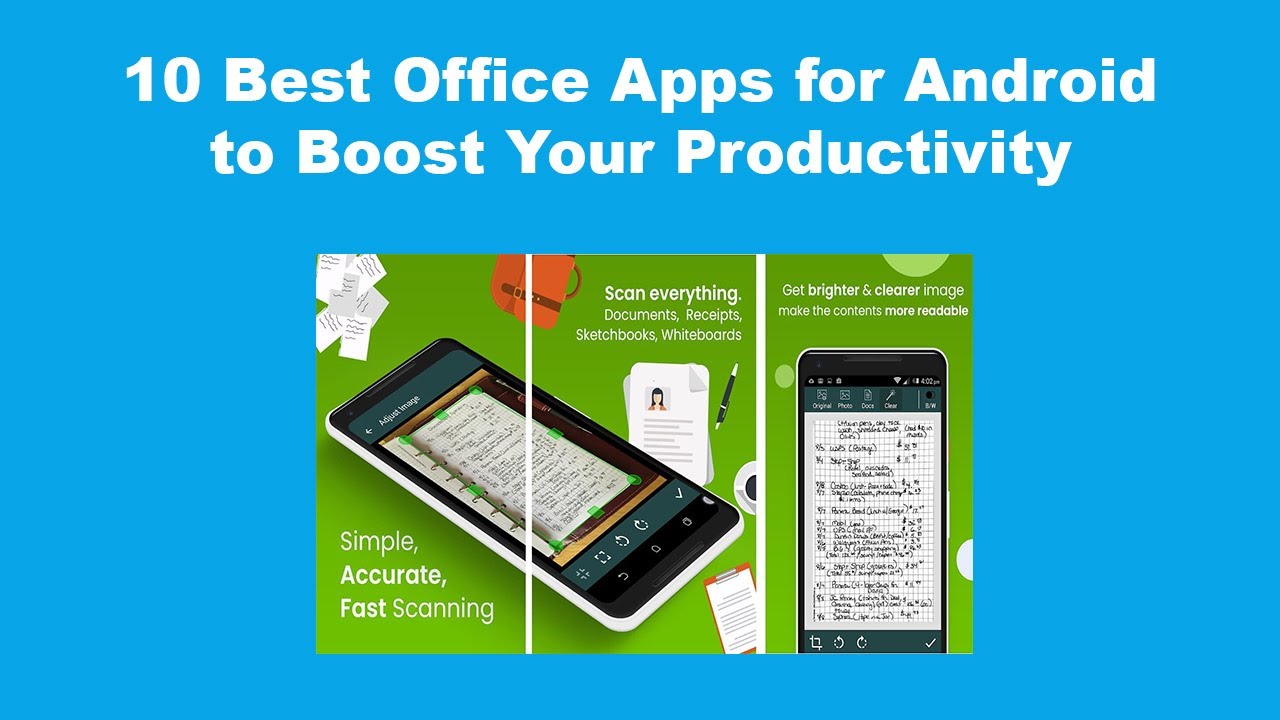 10 Best Office Apps for Android to Boost Your Productivity