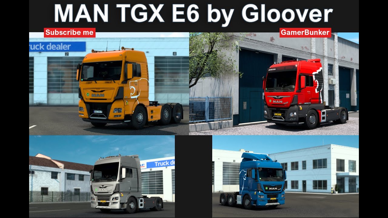 [ETS2] MAN TGX E6 by Gloover [1.43]