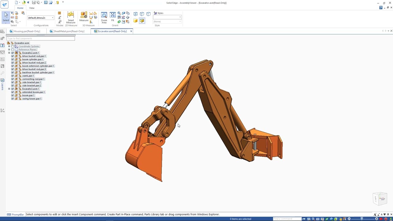 Solid Edge 2D Drafting Demo Video   Viewing 3D files