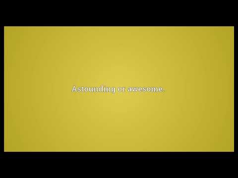 Terrific Meaning