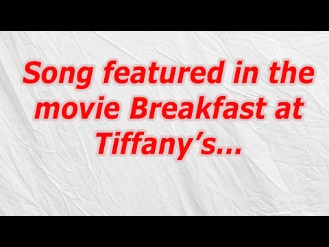 Song featured in the movie Breakfast at Tiffany’s (CodyCross Answer/Cheat)