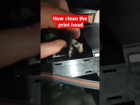 How cleaning the print head