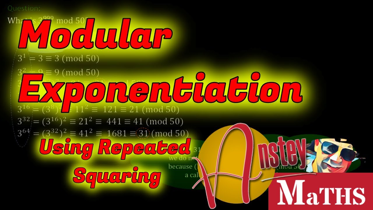 Modular Exponentiation using the Repeated Squaring method
