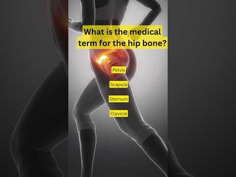 What is the medical term for the hip bone?#uncoverknowledge #hipbone #medicalterm #facts #viral