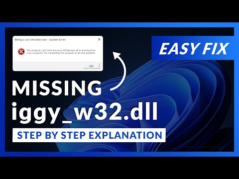 iggy_w32.dll Error Windows 11 | 2 Ways To FIX | 2021