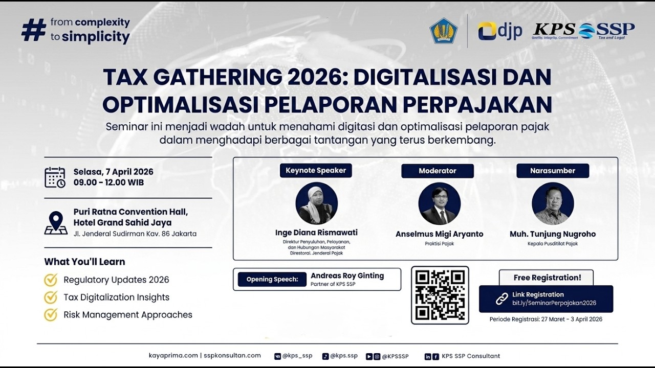 TAX GATHERING 2026: Digitalisasi dan Optimalisasi PELAPORAN Perpajakan